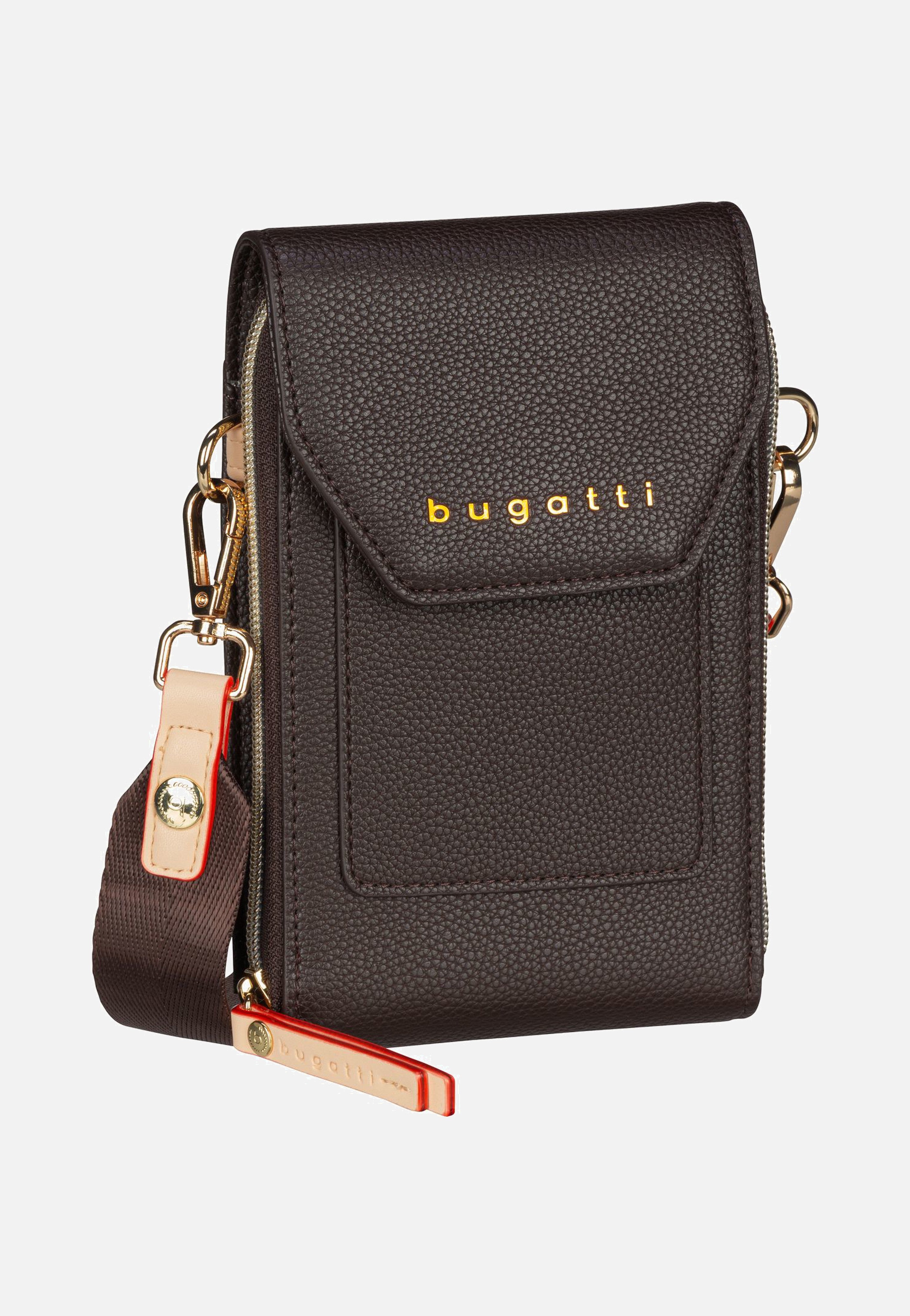 Bugatti Ella Purse Bag Dunkelbraun - Crossbody Bag | Taschenkaufhaus.de