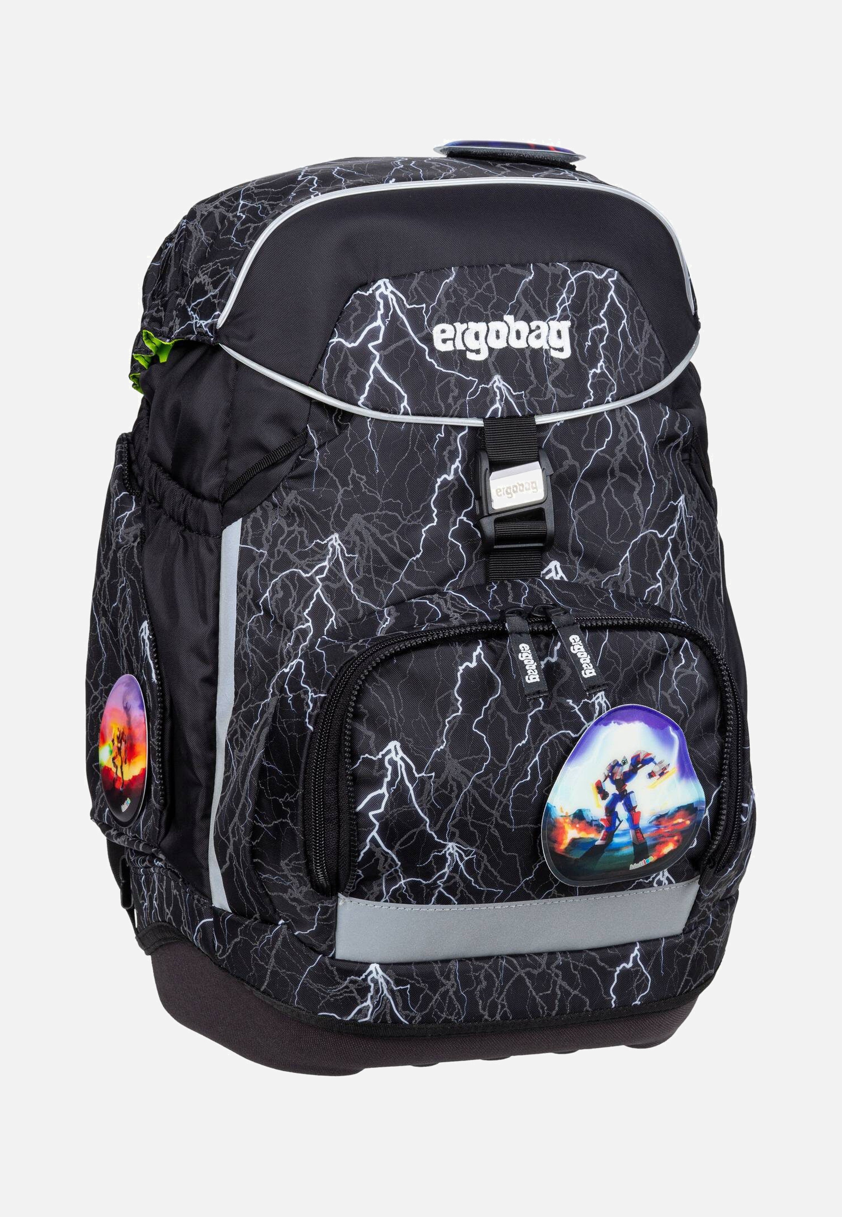 ergobag - pack Set GLOW Super ReflektBär - Schulranzen | Taschenkaufhaus.de