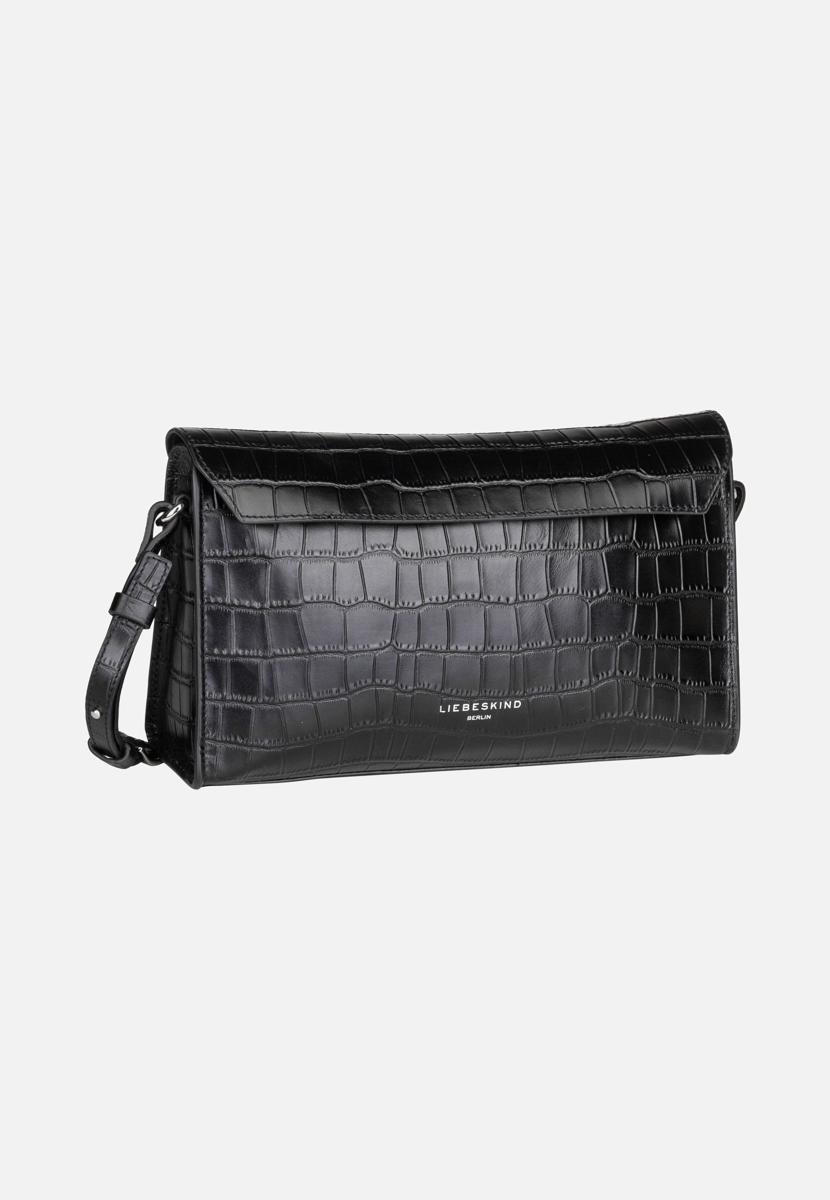 Liebeskind Berlin - Lora New Croco 2158355 Black - Crossbody Bag ...